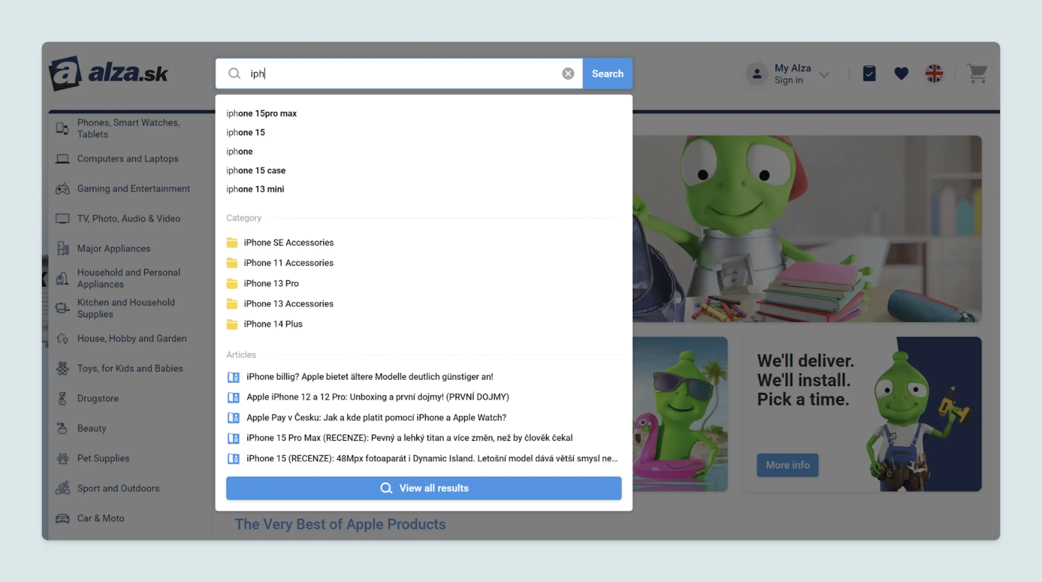 The Magic of the Search as You Type on websites
